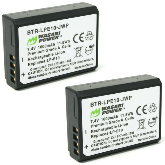 Canon LP-E10 Lithium-Ion Battery Pack, Compatible with EOS Rebel T3 T5 ...