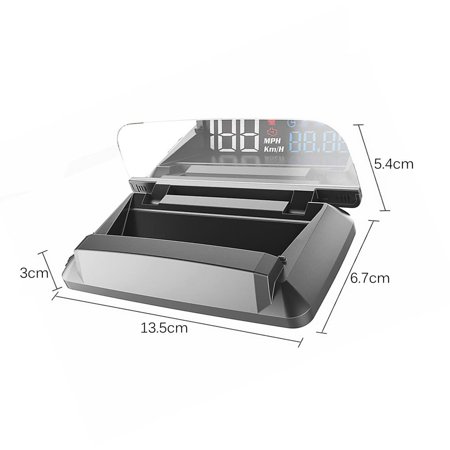 Car Hud USB Automatically Adjustable Brightness Practical Convenient ...