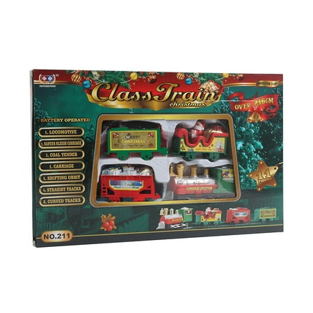 Toy Train Set Christmas Train Set Railway Tracks Battery Operated Toys ...