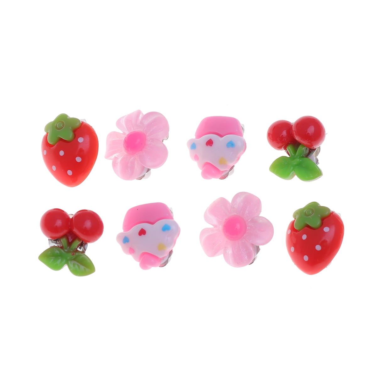 Click here for Cimaxic 4 Pair Lovely Kids Clip On Earrings Girls... prices