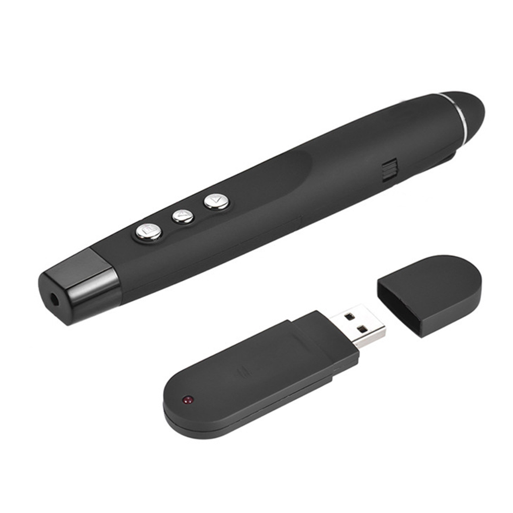WREA 2 4GHz Wireless Presenter Remote Control Pointer Flip Pen For PPT