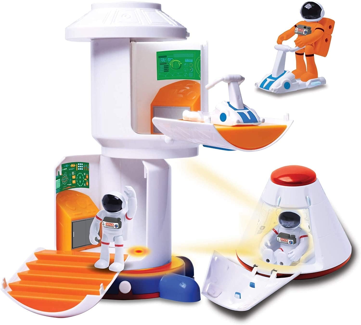 Astro Venture Space Playset - Estación Espacial de Juguete y Cápsula ...