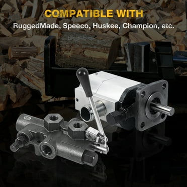 Hyper Tough 5 Ton Log Splitter, 15-Amp Induction Motor with Hydraulic ...