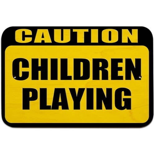 Caution Children Playing Sign - Walmart.com