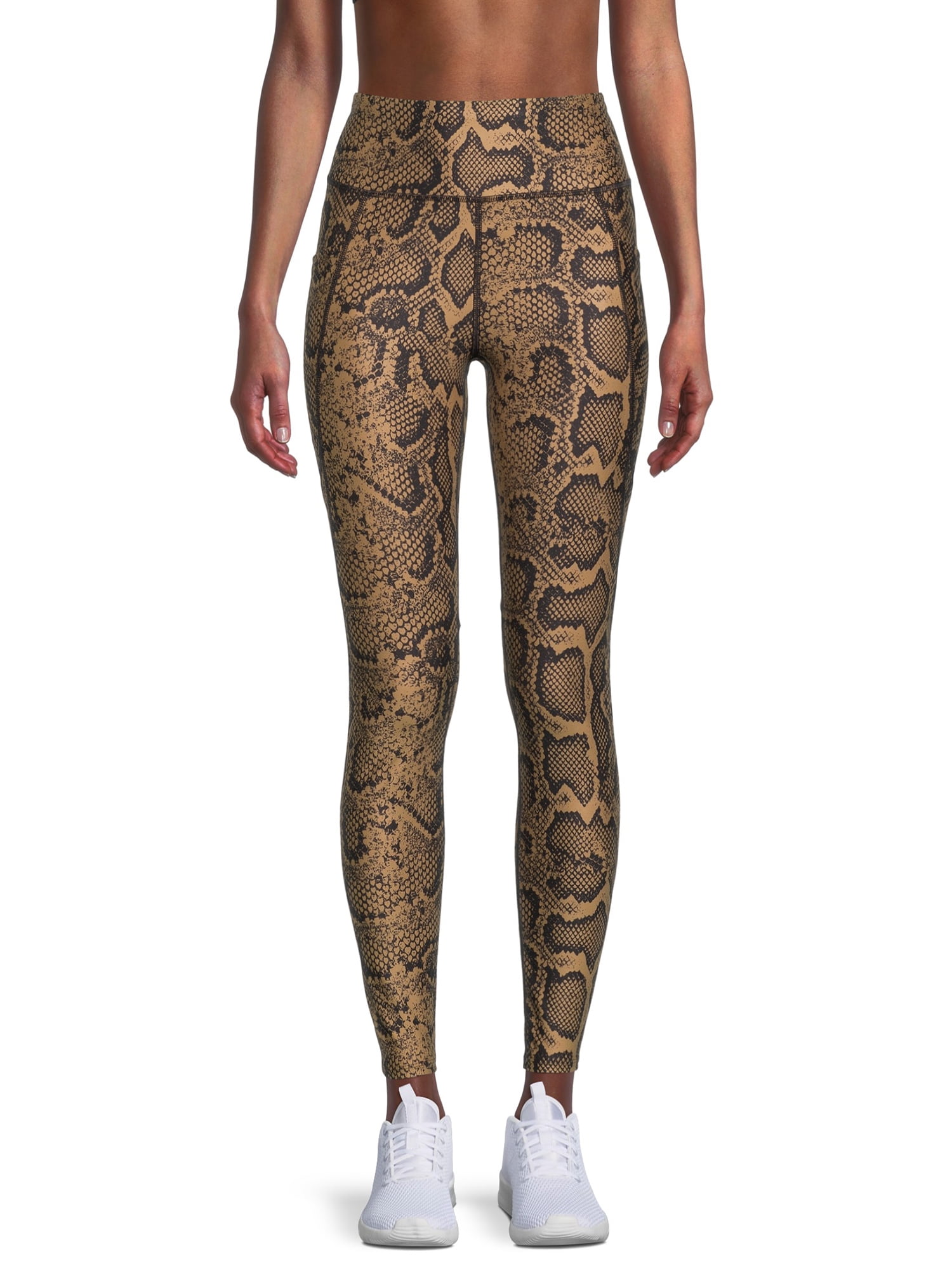 Athletic Works Women’s Full Length High Rise Performance Leggings ...