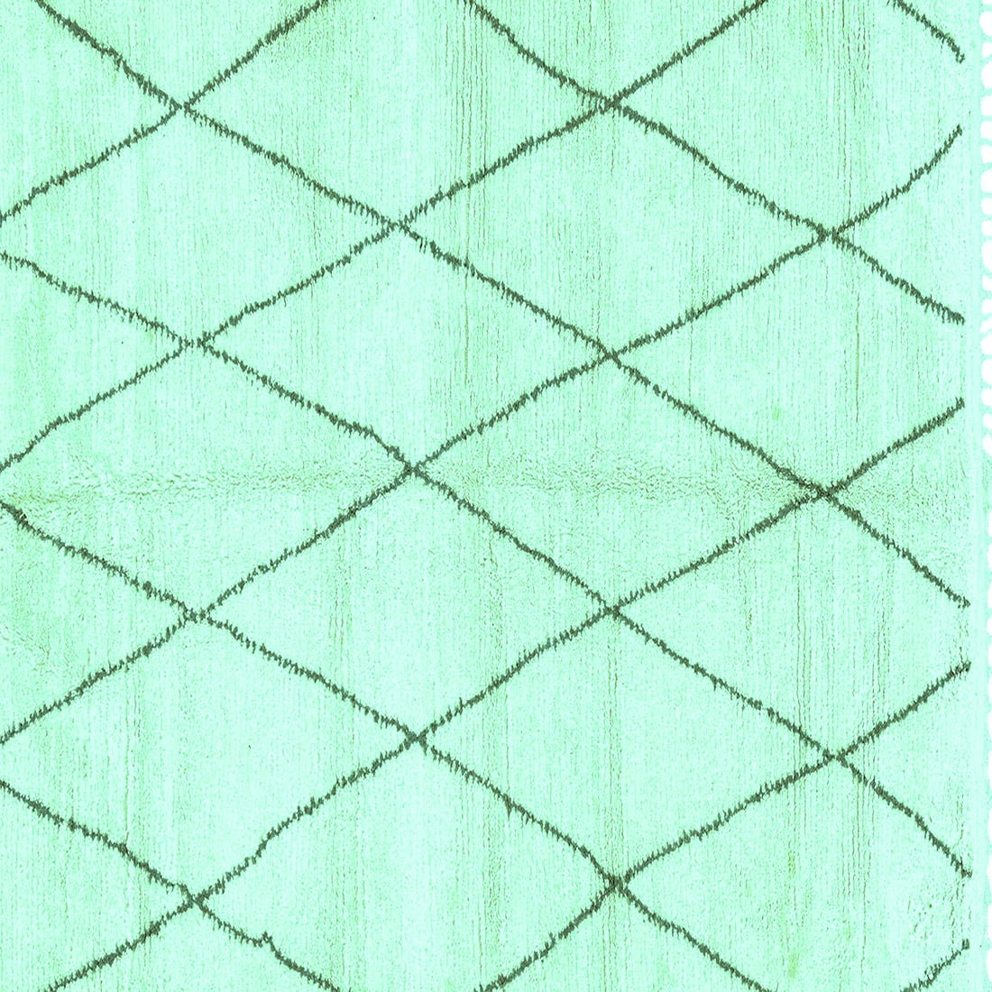 Ahgly Company Indoor Square Solid Turquoise Blue Modern Area Rugs, 7 ...