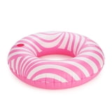 Float Life by Funboy Pink Twist Pool Float, Cup-Holder, 43'' Oversized ...