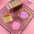 Kaesi 100Pcs Packing Box Portable Safe Square Shape Plastic Moon Cake ...