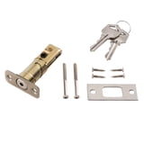 Hyper Tough Keyed Entry Deadbolt Lock Stainless Steel, 1-inch Deadbolt ...