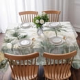 Green Yellow Palm Tree Table Cloth Waterproof Tablecloths, Summer ...