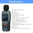 Sound Level Meter,Decibel Tester Meter Noise Decibel Noise Meter Tester ...