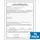 Employee Return to Work with Restrictions Form, 8.5 x 11, 75 Pack ...