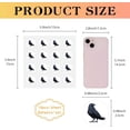 8 Sheets Plastic Waterproof Self-Adhesive Picture Stickers Round Dot ...