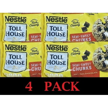 Nestle Toll House Semi Sweet Chocolate Chunks for Baking, 11.5 oz Bag ...