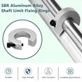 8Pcs SBR20 Linear Rail Stop Collars Aluminum Alloy Shaft Limit Fixing ...