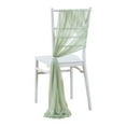 10/50 pcs as Chiffon Chair Sashes Wedding Chair Decoration for Aisle ...