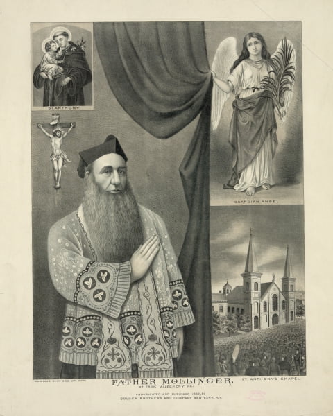 Print: Father Mollinger, 1893 - Walmart.com