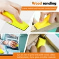 100 PCS Rectangle Micro Sander Kit 3.5” x 1” Detail Sand Paper 10grits ...