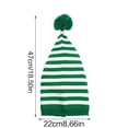 Christmas Knitted Hat Adult Kids Soft Santa Santa Hat New Year Party ...