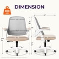 Gaming Ergonomic Computer Chair with Lumbar Back Support Adjustable ...