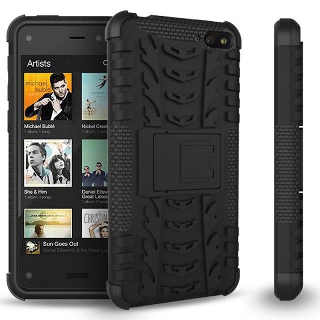 GearIT Fire Phone Case, [TRAC Armor] Hybrid Dual Layer Rugged Case ...