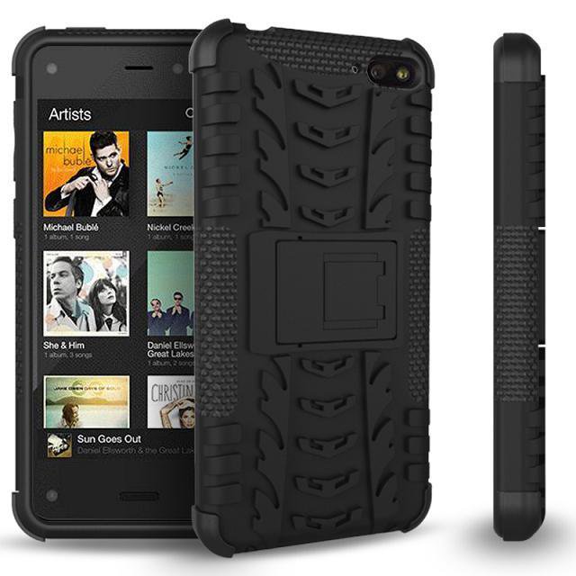 GearIT Fire Phone Case, [TRAC Armor] Hybrid Dual Layer Rugged Case ...