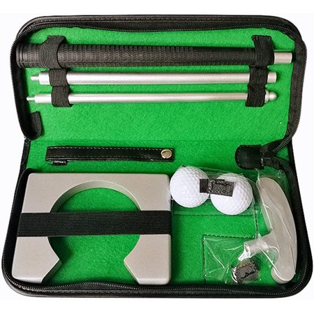 3 Section Portable Golf Practice Putter Kit-Trave Set with Case ...