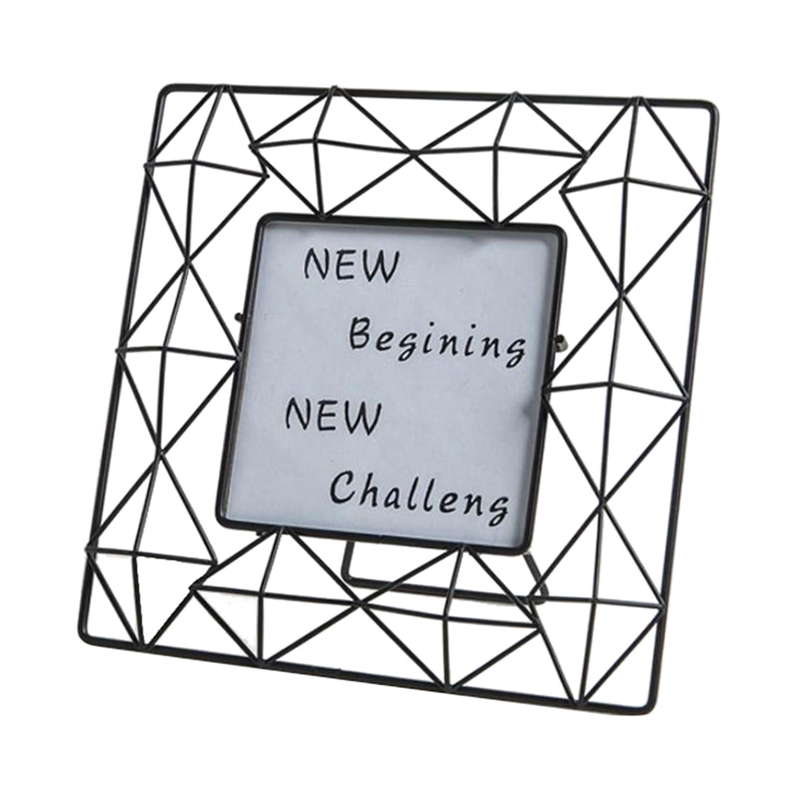 Floating Pressed Glass 4x6 inch / 4x4 inch Picture Frames Made of and ...