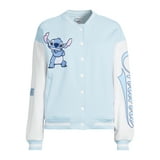 Disney Stitch women's Bomber Jacket - Embroidered Design - Walmart.com