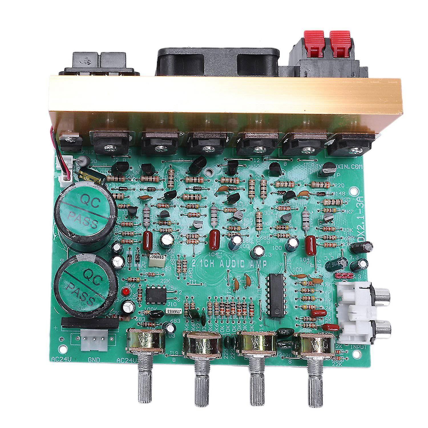 Audio Amplifier Board 2.1 Channel 240w High Power Subwoofer Amplifier ...