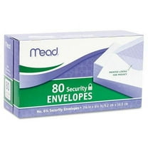 Mead Letter Size Lined Security Envelopes - #6 3/4, 6 1/2" Width x 3 5/ ...