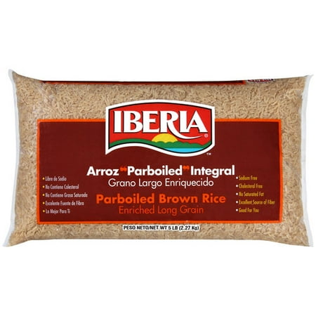 Iberia Parboiled Brown Rice, 5 lb - Walmart.com