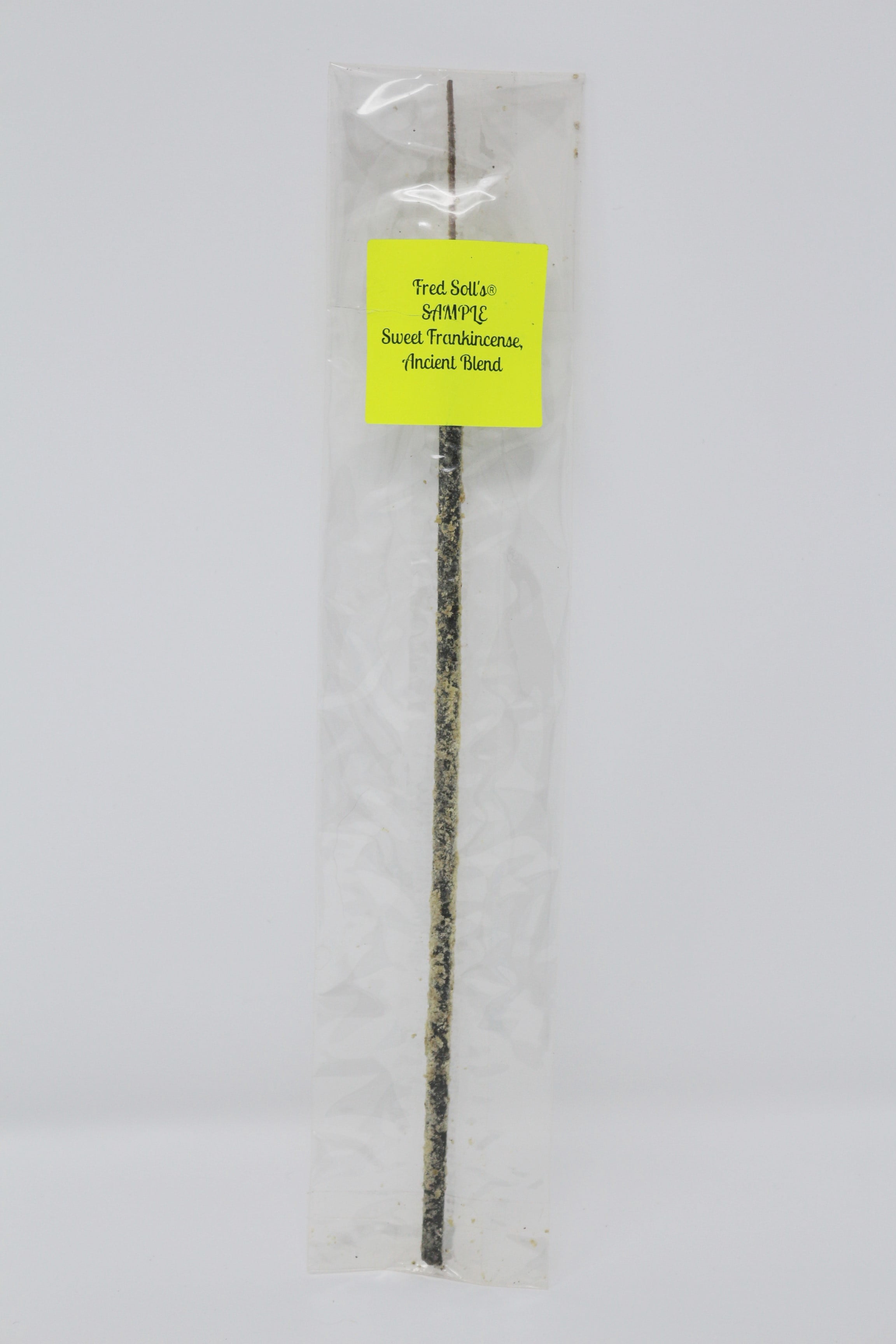 Fred Soll's® resin on a stick® Ancient blend Sweet Frankincense Incense ...