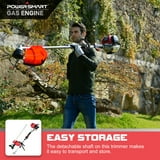 PowerSmart Gasoline Powered 2-Cycle 25.4cc Weed Eater, Cutting Machine ...