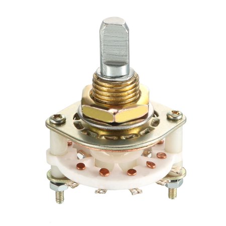 1P10T 1 Pole 10 Position Selectable Single Deck Band Channel Rotary ...