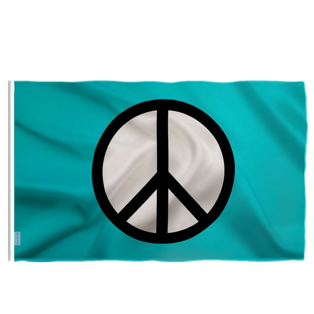 Wave World Peace flag Banner Brass buttonhole 90*150cm Guevara ...