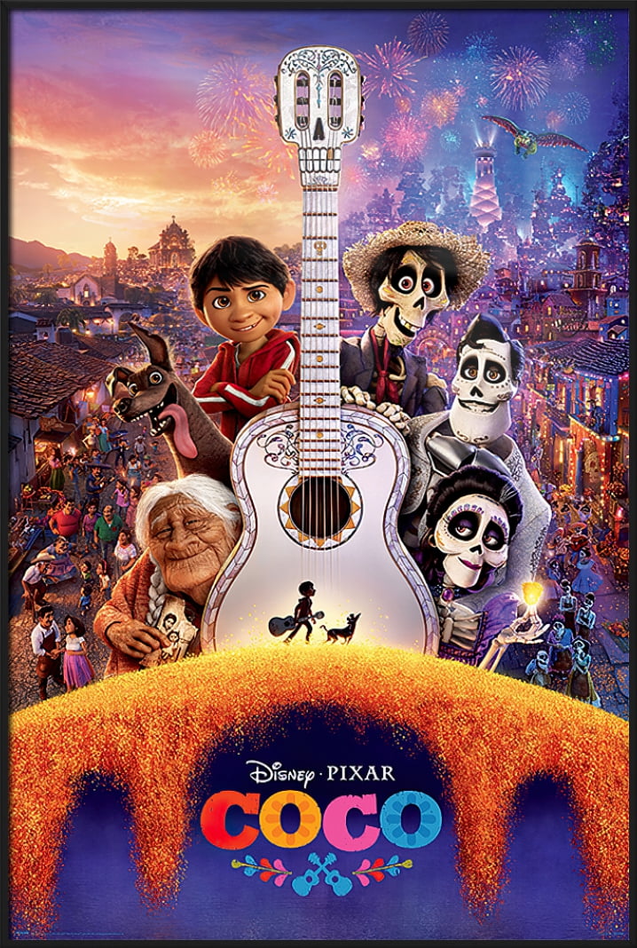 Coco - Framed Disney / Pixar Movie Poster (Regular Style - Guitar ...