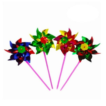 In the Breeze 2621 — 12-inch Striped Iridescent Pinwheel Spinner ...
