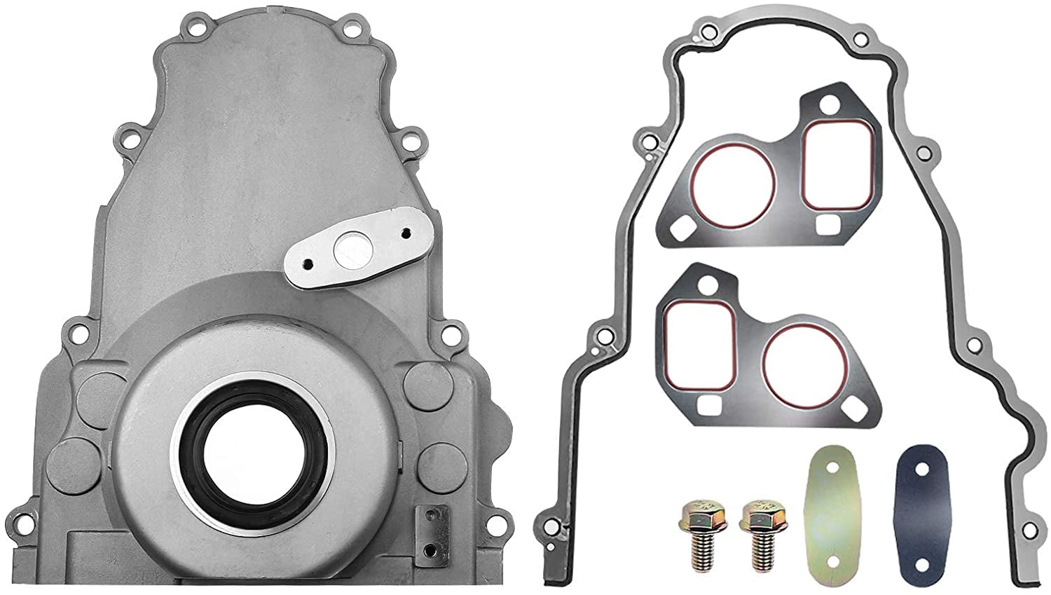 A-Premium Engine Timing Cover Kit with Gasket Compatible with Chevy ...