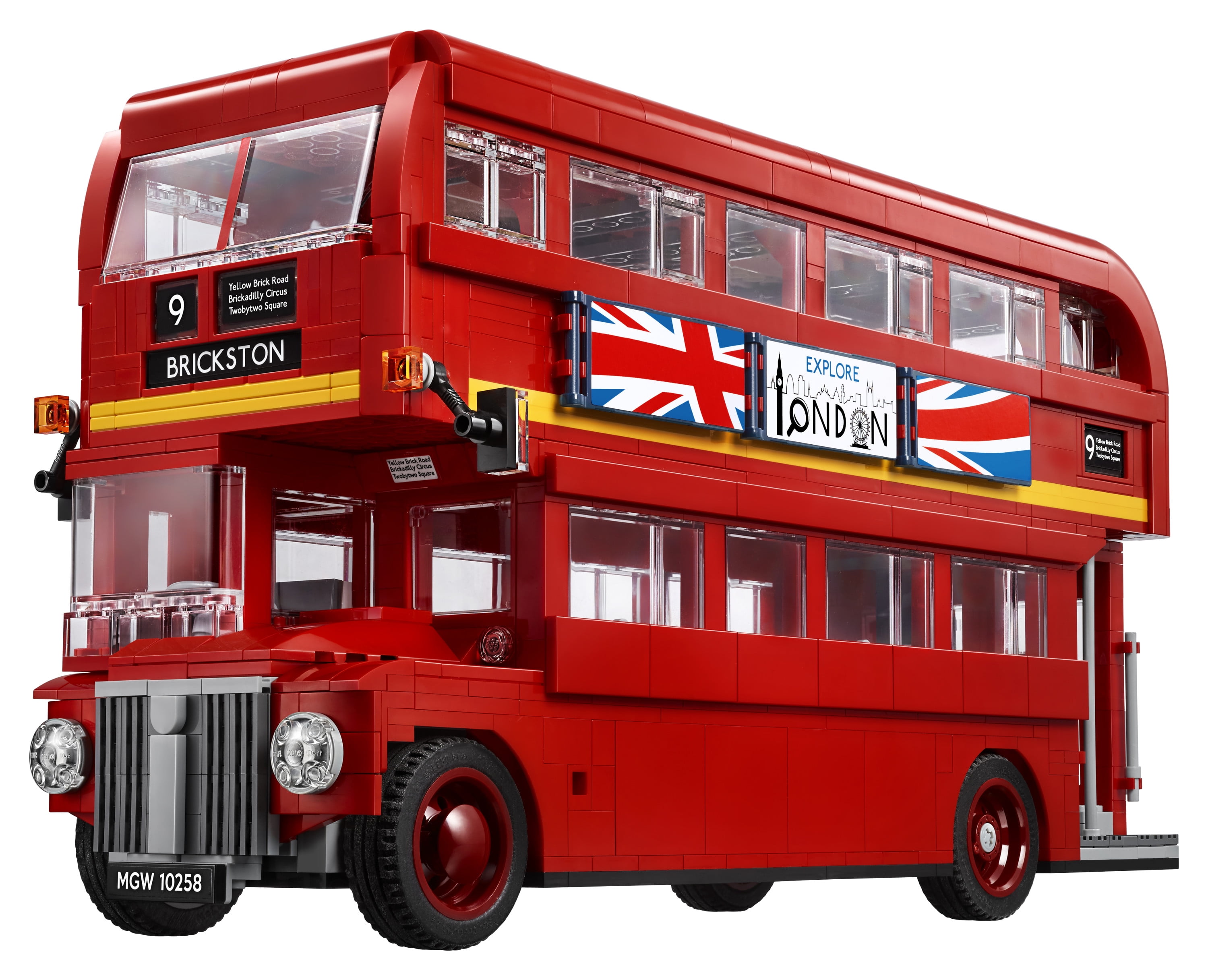 LEGO Creator double Decker London Bus 10258 Challenging Building Model ...