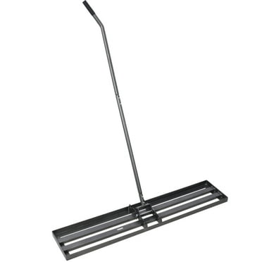 Super 4-Ft Wide Heavy Duty Rake with Extendable 16-ft Long Handle for ...