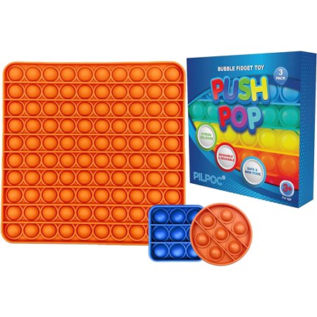 XGBB Pop Its Fidget Toys Push Pop Fidget Poppers Sensory Toys - Stress ...
