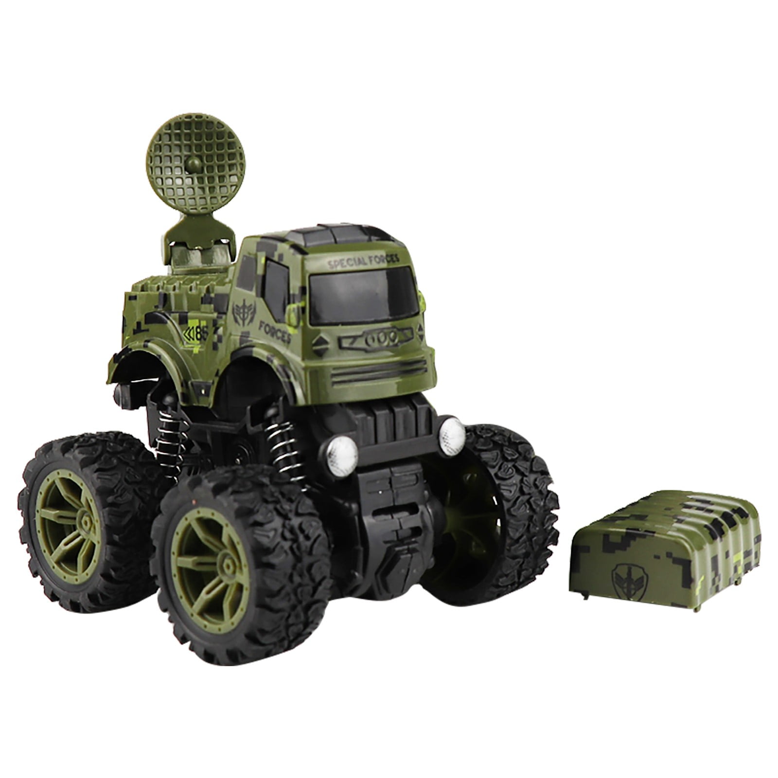 Fridja Four-Wheel Drive Cross-Country Pull Back Car Inertial Friction ...