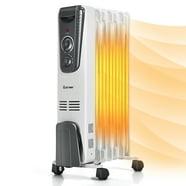 Royal Sovereign Compact Ceramic Heater, Heat or fan-only settings for ...