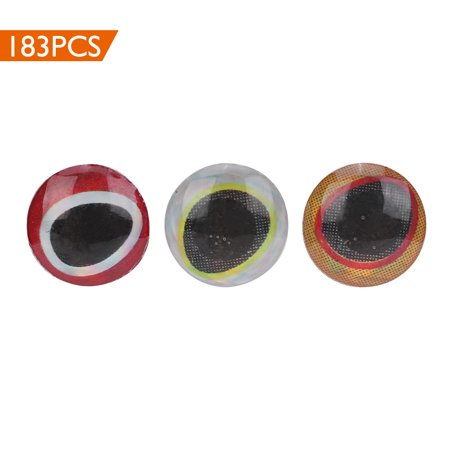 3D Fishing Lure Eyes, Self Adhesive Fishing Hook Crafts Plastic ...