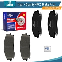 YXPCARS 4PCS Front Brake Pads (D866), Ceramic Pads for Mitsubishi ...