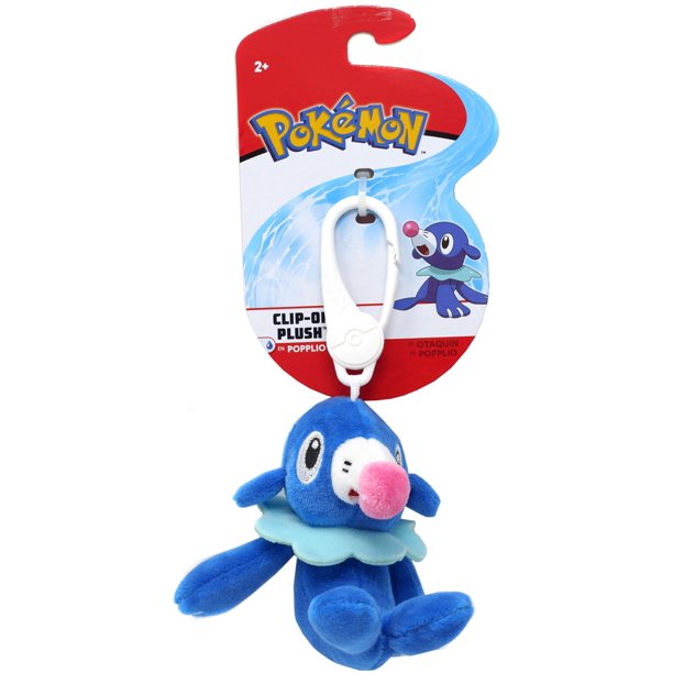 Pokemon Popplio Clip-On Plush - Walmart.com - Walmart.com