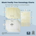 DIY Family Tree Genealogy Charts and Forms, 17 x 22 Inches, Pack of 15 ...