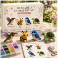 Bead Animal Making Kit 3D Beaded Animal Figurines Diy Set for Kids and ...