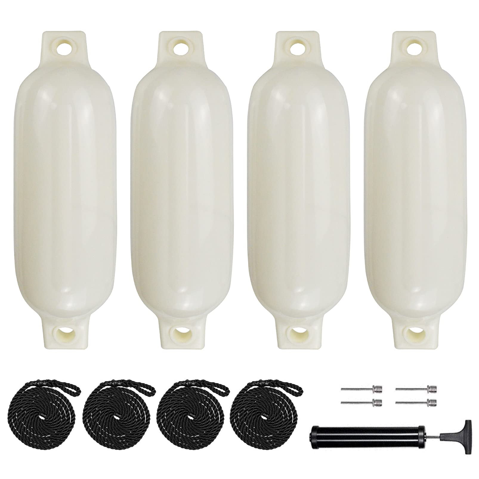 Click here for Sailortenx Boat Fenders 4 Pack 4.5x16 Inflatable R... prices